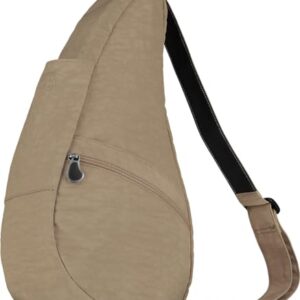 AmeriBag Classic Healthy Back Bag Distressed Nylon Small (Taupe)