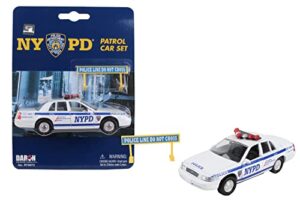 daron nypd police car set