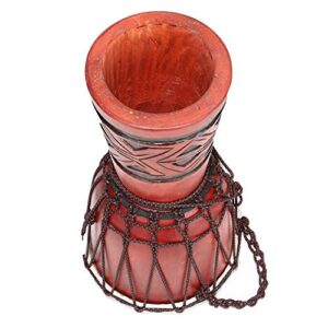 X8 Celtic Labyrinth Djembe Drum with Bag