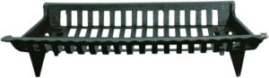 panacea products corp 30' blk cast iron grate 15430 fireplace grates & andirons