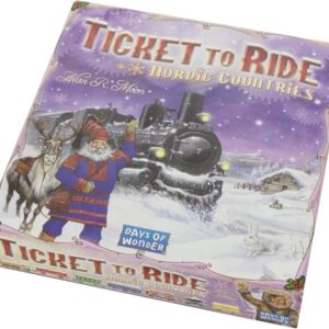 Ticket to Ride Nordic Countries Board Game - Embark on a Scandinavian Railway Adventure! Fun Family Game for Kids & Adults, Ages 8+, 2-3 Players, 30-60 Minute Playtime, Made by Days of Wonder