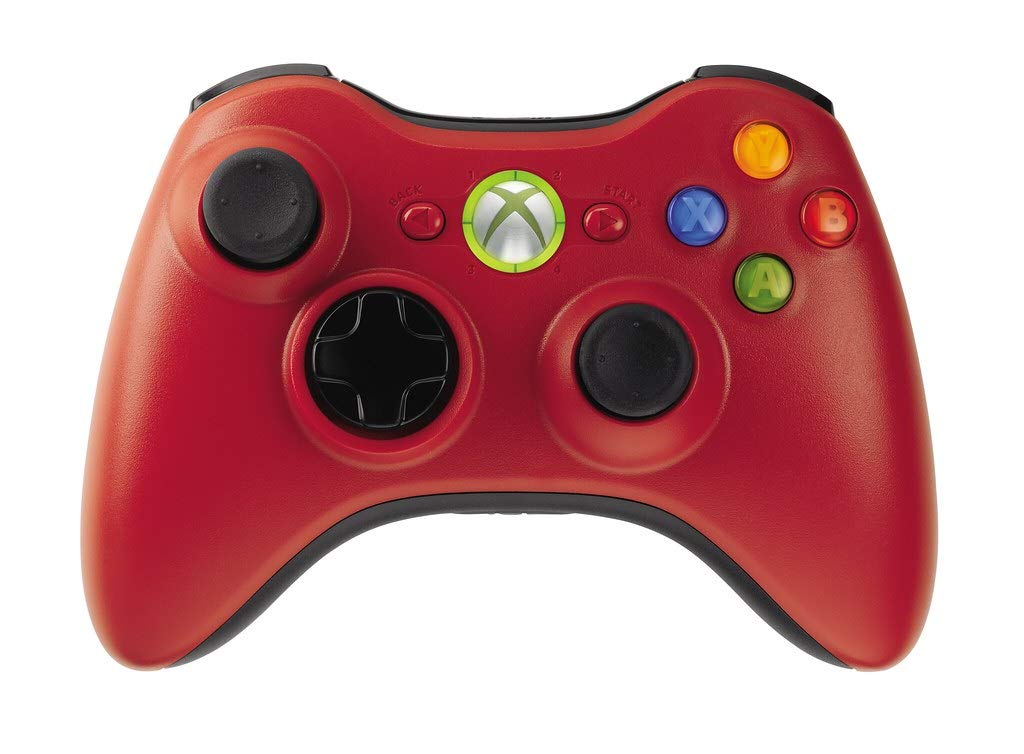 Xbox 360 Limited Edition Red Wireless Controller and Play & Charge Kit