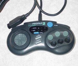 sg propad2 digital processing 6 button game pad controller for sega genesis