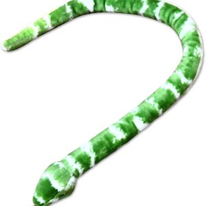 Aurora® Realistic Snake Emerald Tree Boa Stuffed Animal - Lifelike - Versatile Fun - Green 50 Inches