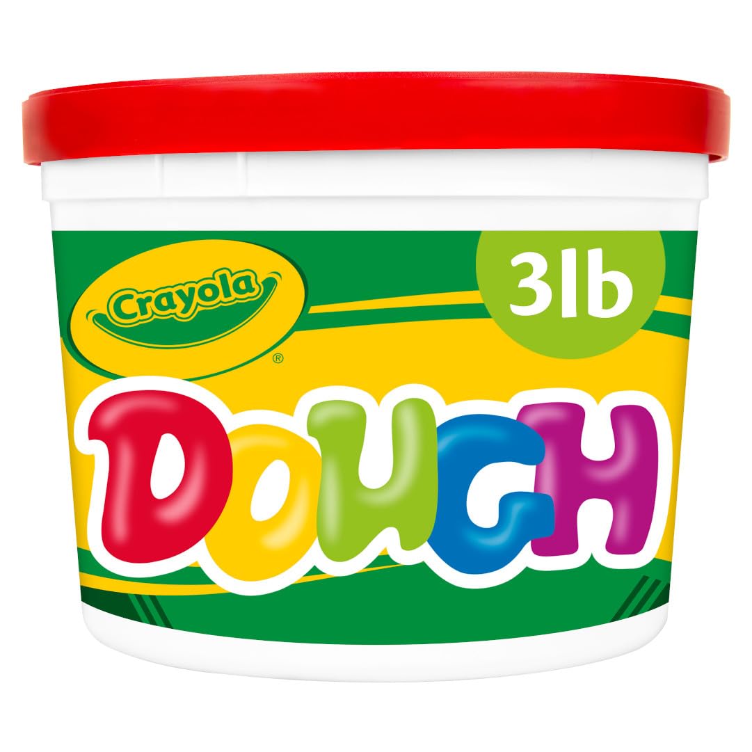 Crayola Dough - Red (3lb), Bulk Modeling Dough for Kids, Clay Alternative, Resealable Tub, Ages 3+, Great for Kids Arts & Crafts