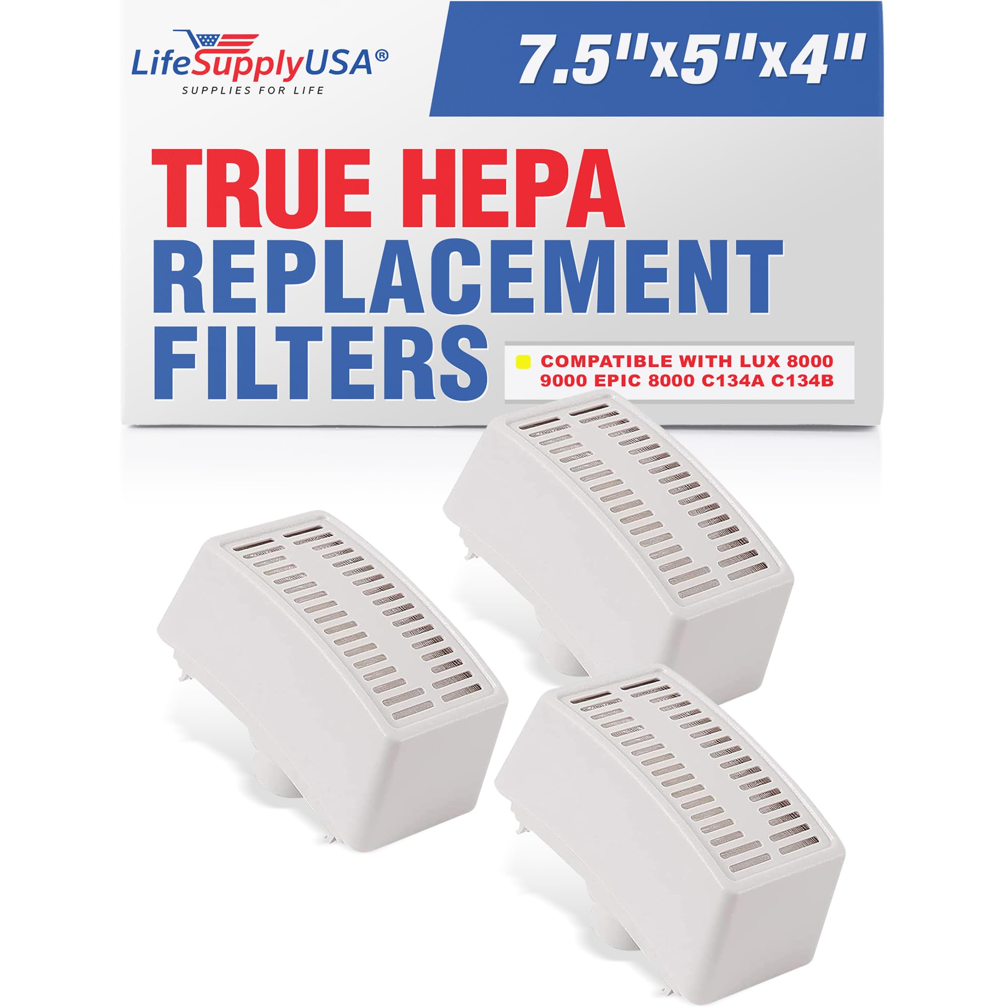 LifeSupplyUSA HEPA Filter 47404 Compatible with Aerus Electrolux Guardian/Lux 9000