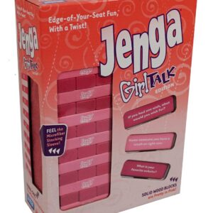 JENGA GIRL TALK EDITION PINK GAME