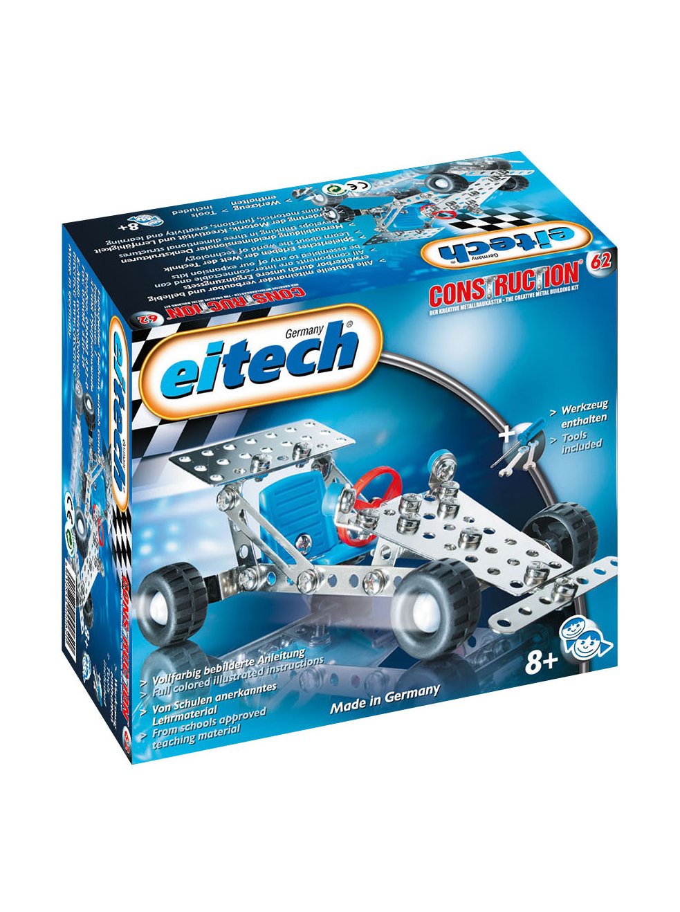 Eitech Starter Series Race Car Construction Set and Educational Toy - Life-Like Replica - Inspire Learning Through Hands On STEM Experience