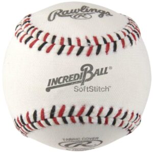 easton 9" softstitch incrediball-white (ea)