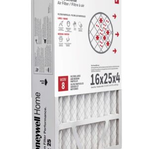 Honeywell Home CF100A1009/U MicroDefense AC Furnace 4 Inch High Efficiency Air Filter, 16x25x4