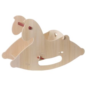 haba moover rocking horse, natural wood