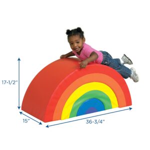 Children's Factory Rainbow Arch Climber Toddler Indoor Playset, Climbing Soft Play Equipment for Preschool, Daycare