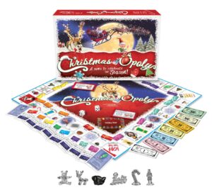 late for the sky: christmas-opoly, festive twist on one of the most well known board games, christmas theme to celebrate the season, for 2 to 6 players