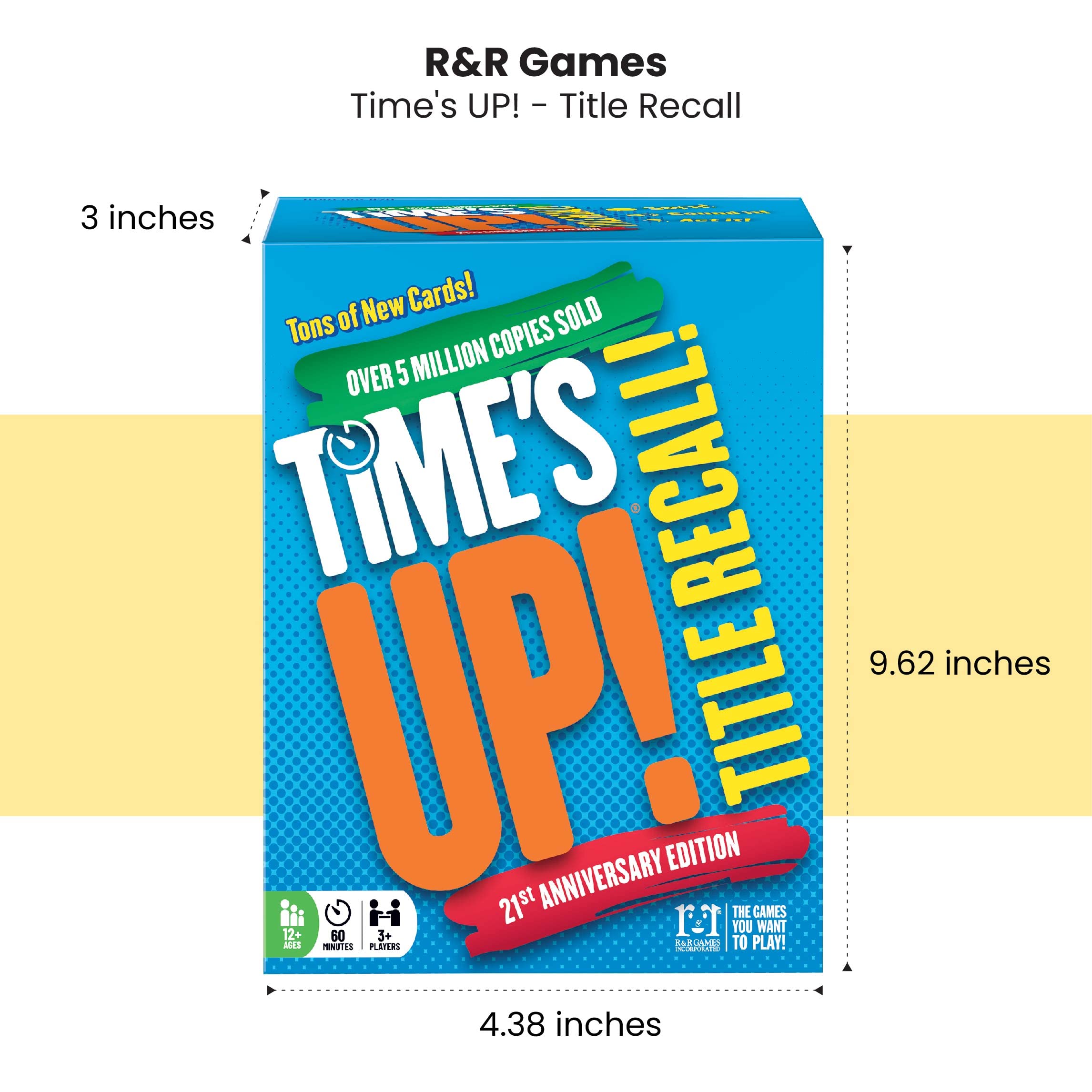 R&R Games Time’s Up!- Title Recall, Card Game, Charades Card Game