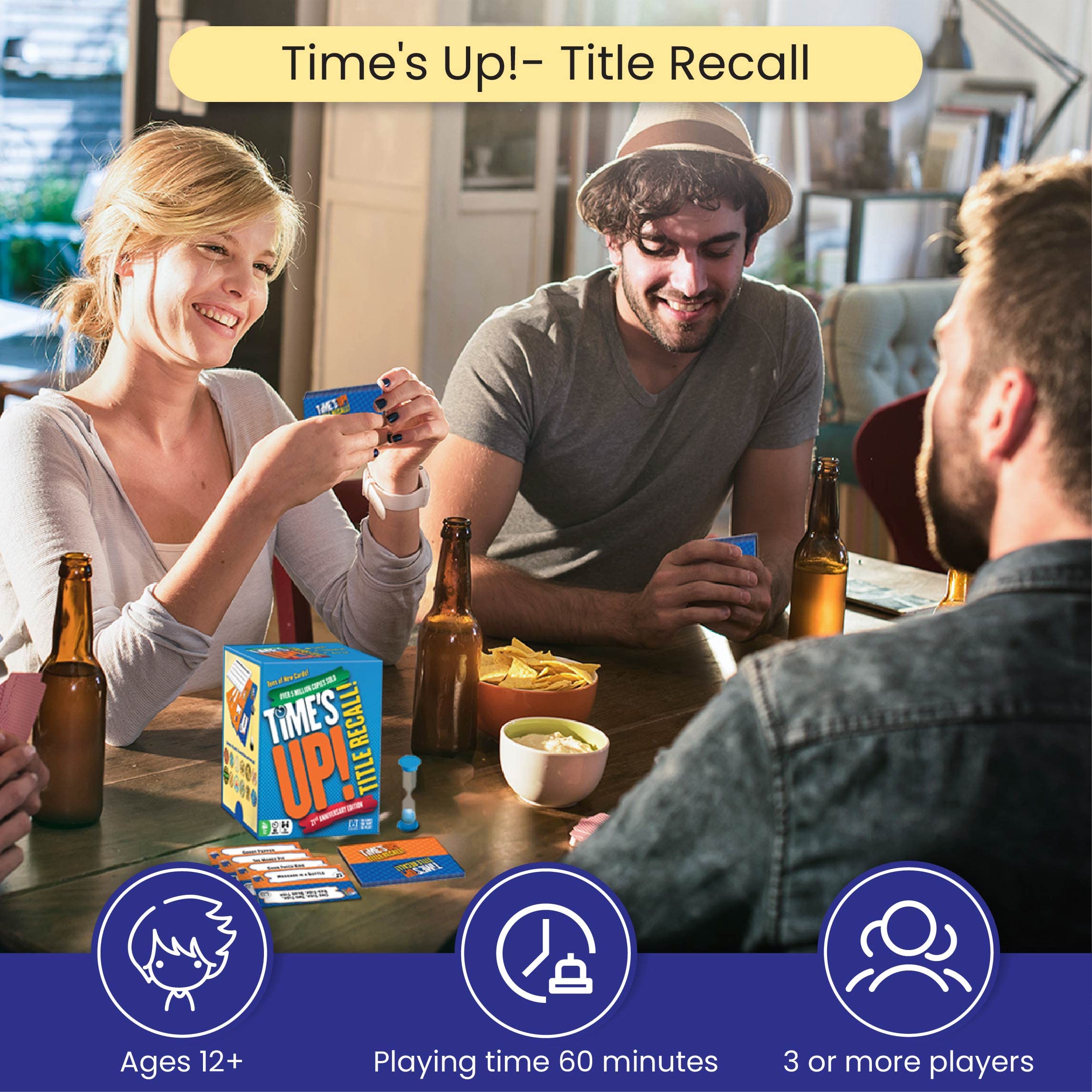 R&R Games Time’s Up!- Title Recall, Card Game, Charades Card Game