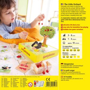 HABA Little Orchard - A Cooperative Memory Game for Ages 3 and Up (Made in Germany)