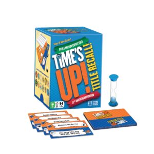 r&r games time’s up!- title recall, card game, charades card game