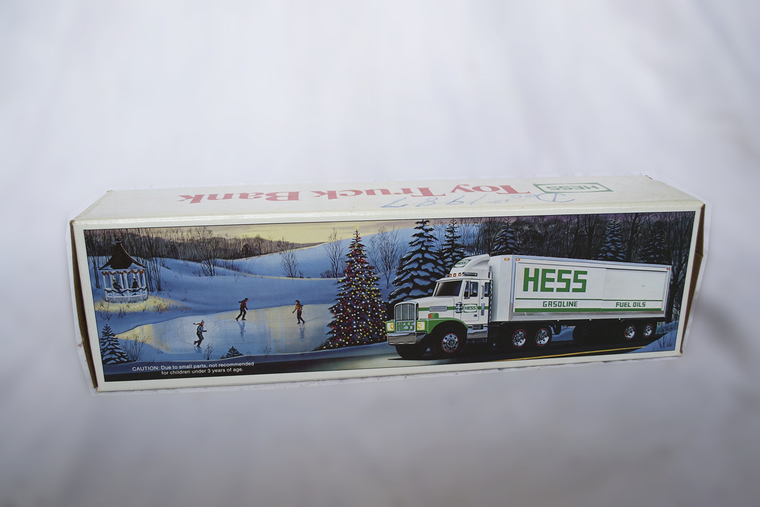 1987 Hess Toy Truck Bank with Barrels