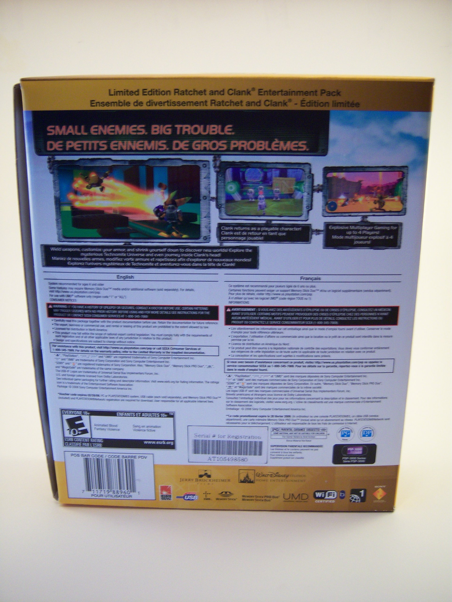 PlayStation Portable Limited Edition Ratchet & Clank Entertainment Pack - Mystic Silver