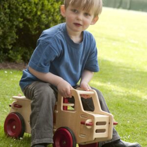 HABA Moover Dump Truck, Natural Wood