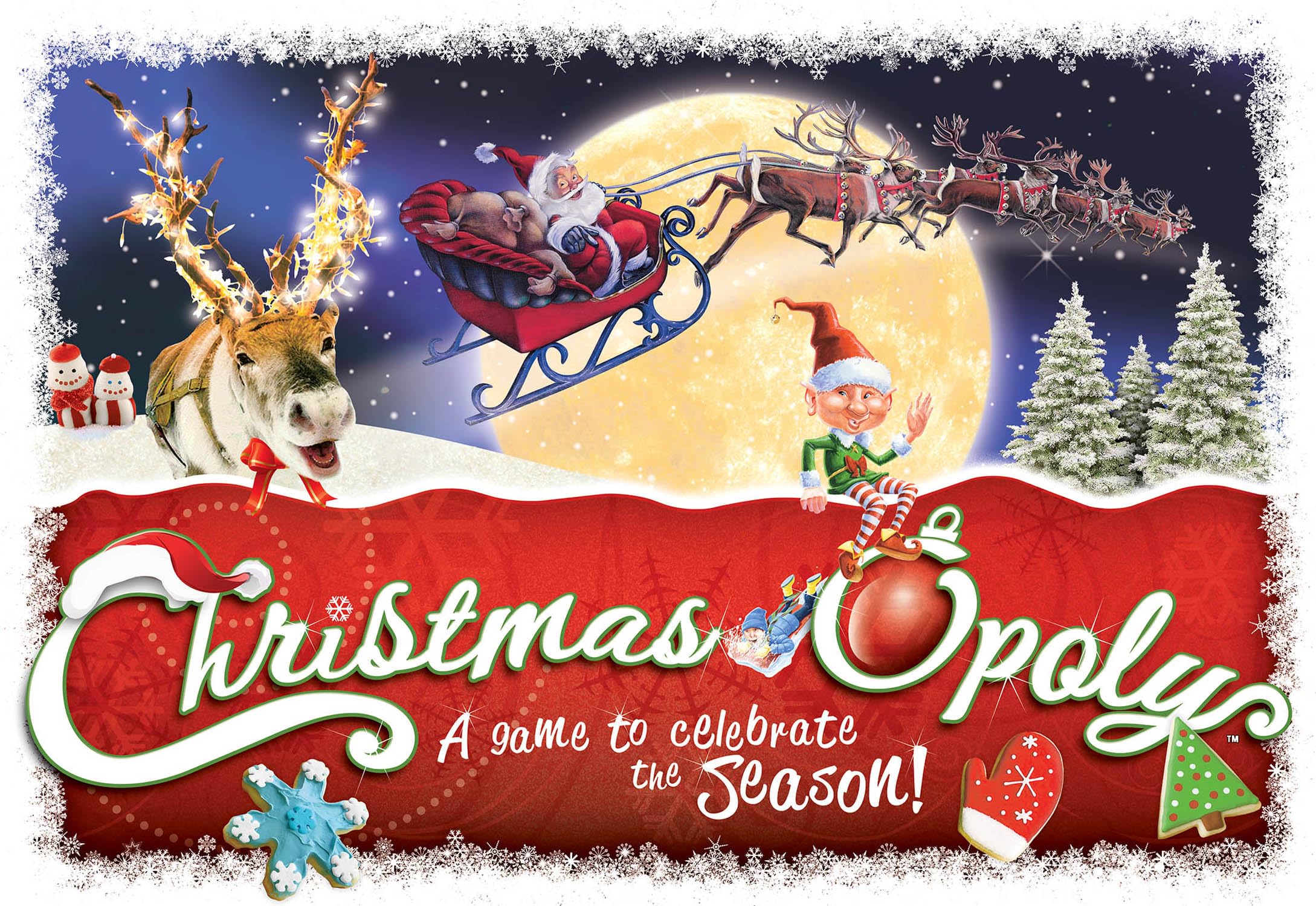 Late for the Sky: Christmas-Opoly, Festive Twist on one of the Most Well Known Board Games, Christmas Theme to Celebrate the Season, For 2 to 6 Players