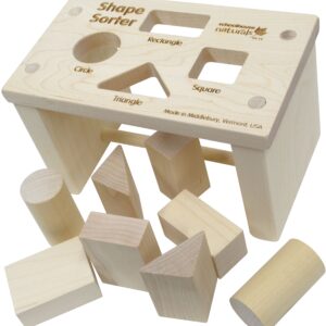 Shape Sorter Bench - Made in USA