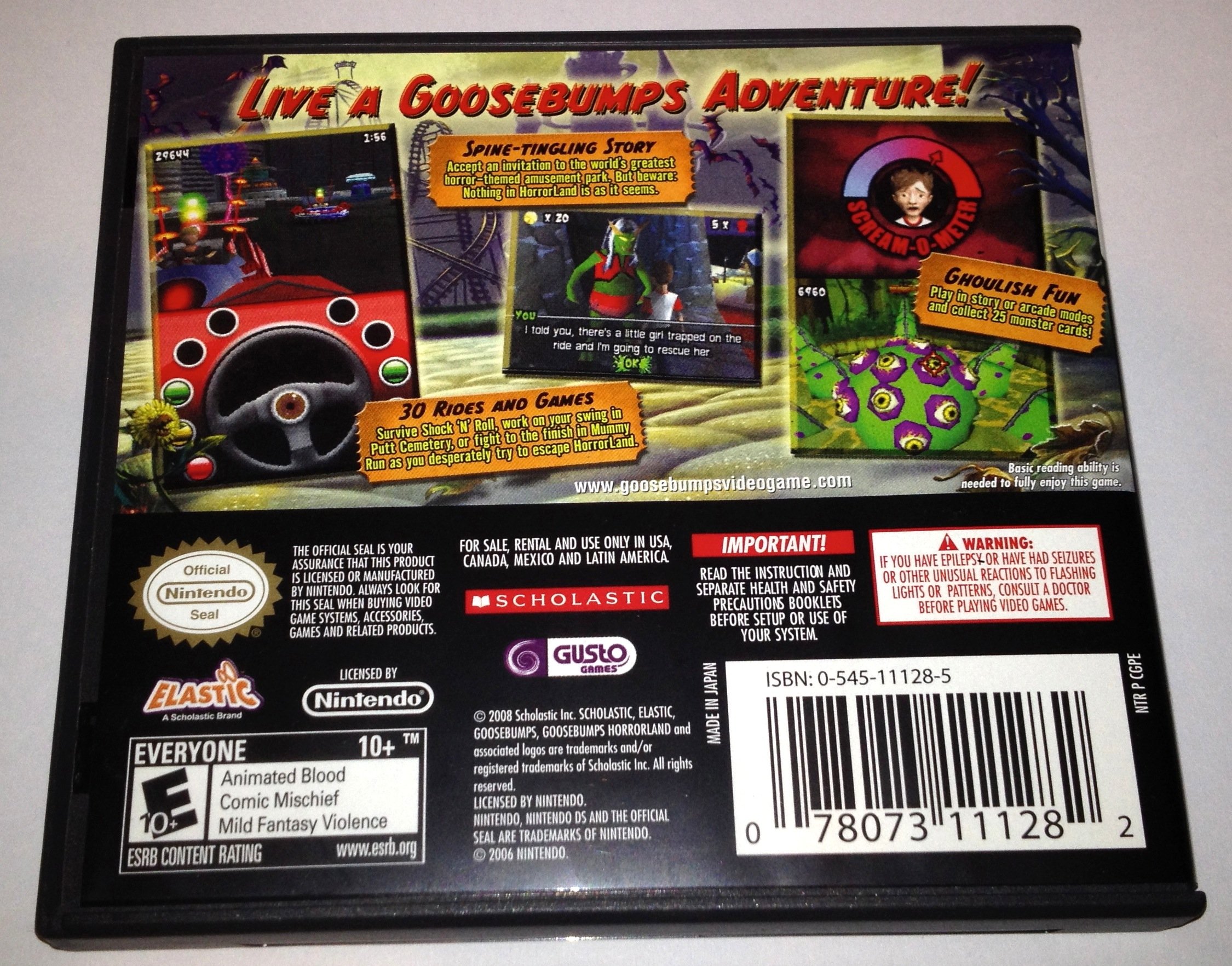 Goosebumps HorrorLand - Nintendo DS