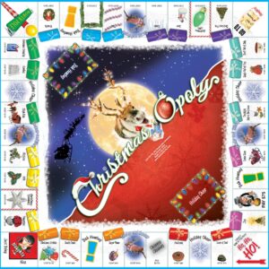 Late for the Sky: Christmas-Opoly, Festive Twist on one of the Most Well Known Board Games, Christmas Theme to Celebrate the Season, For 2 to 6 Players