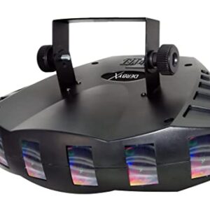 CHAUVET DJ Derby X RGB LED Derby w/Static, Blackout, Strobe Effect Light & Automated/Sound Active Programs