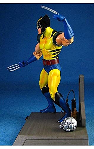 Diamond Select Toys 7-Inch Wolverine Action Figure with Deluxe Weapon X-Base and Display-Ready Packaging with Side Panel Artwork