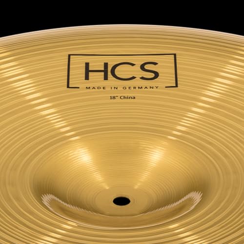 Meinl 18” China Cymbal – HCS Traditional Finish Brass for Drum Set, Made In Germany, 2-YEAR WARRANTY (HCS18CH)