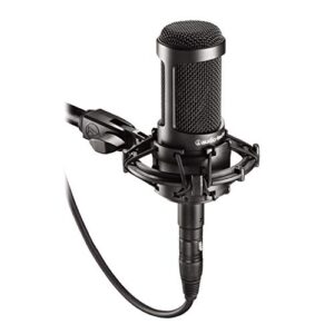 audio-technica at2035 large diaphragm studio condenser microphone