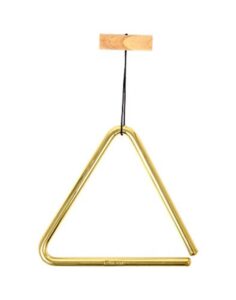 meinl percussion tri15b 6-inch solid brass triangle with metal beater