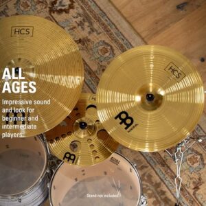 Meinl 18” China Cymbal – HCS Traditional Finish Brass for Drum Set, Made In Germany, 2-YEAR WARRANTY (HCS18CH)