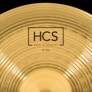 Meinl 18” China Cymbal – HCS Traditional Finish Brass for Drum Set, Made In Germany, 2-YEAR WARRANTY (HCS18CH)