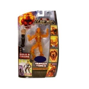 marvel legends exclusive ares buildafigure wave action figure human torch