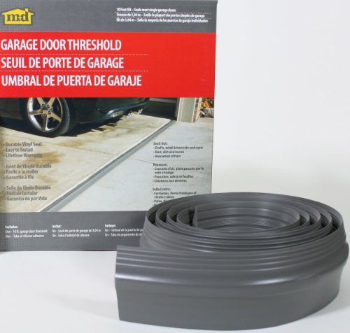 M-D Building Products 50100 10 ft. Gray Vinyl Garage Door Threshold Kit