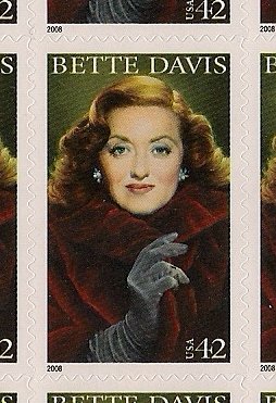 Bette Davis Legends of Hollywood pane of 20 x 42 cent us U.S. Postage Stamps