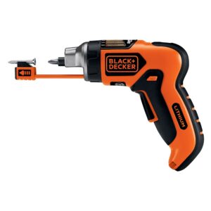 black+decker 4v max cordless screwdriver with screw holder, smartselect (li4000)