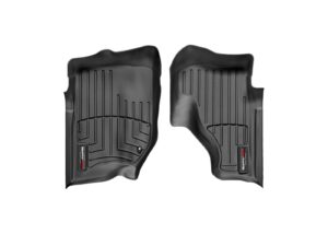 weathertech custom fit floorliners for blazer, envoy, sonoma, bravada, jimmy - 1st row (441161), black