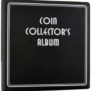 BCW Album - Coin Collectors - Black | 3-Inch Binder | Holds 90 Pages