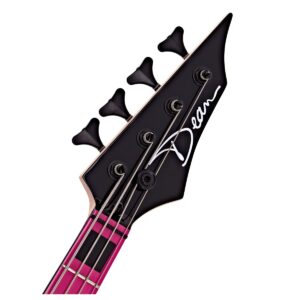 Dean Custom Zone Bass, Flourecent Pink