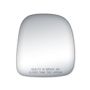 fit system passenger side mirror glass, chevrolet express full size van, gmc savana full size van