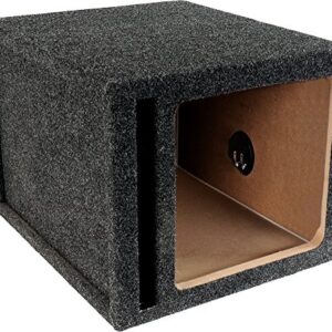 Bbox Single Vented 12 Inch Subwoofer Enclosure Engineered for Kicker Square/Single Sealed/Solo-Baric L5 & L7 Subwoofers - Improves Audio Quality, Sound & Bass