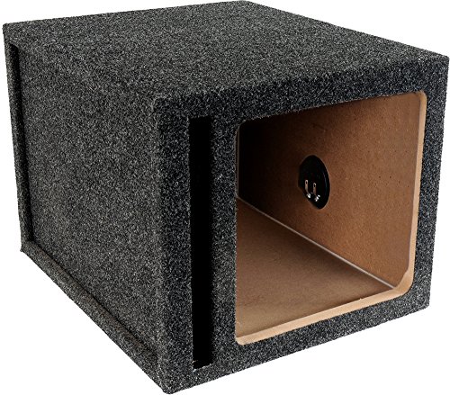 Bbox Single Vented 12 Inch Subwoofer Enclosure Engineered for Kicker Square/Single Sealed/Solo-Baric L5 & L7 Subwoofers - Improves Audio Quality, Sound & Bass