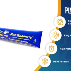 Pinewood Pro PRO Graphite: Dry Graphite Lubricant Blended with Molybdenum in an Easy-Squeeze Tube for use on Pinewood Derby car axles | Increase Your Speed by reducing Friction!