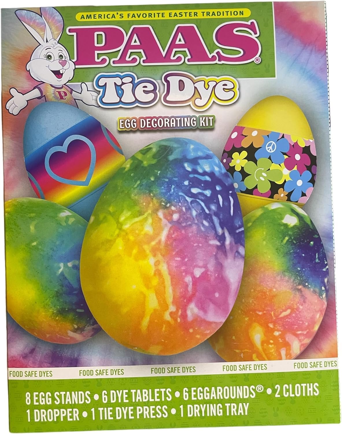 PAAS Tie Dye Easter Egg Decorating Kit - America's Favorite Easter Tradition