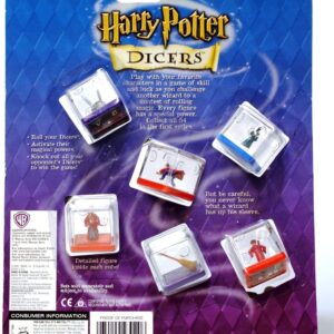 Harry Potter Dicer Starter Set of 6 Dice: Harry Potter, Hermione Granger, Draco Malfoy, Severus Snape, Rubeus Hagrid, and the Sorting Hat