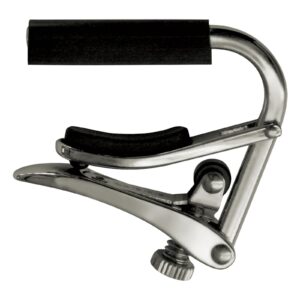 c5 shubb standard series banjo capo - polished nickel,silver