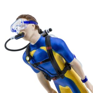 Safari Ltd. Kevin the Underwater Adventurer Figurine - Detailed 7" Plastic Model Figure - Fun Educational Play Toy for Boys, Girls & Kids Ages 3+